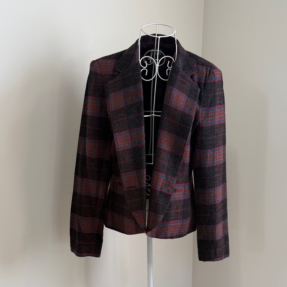 Sparkle & Fade | Jackets & Coats | Sparkle Fade Black And Red Plaid ...